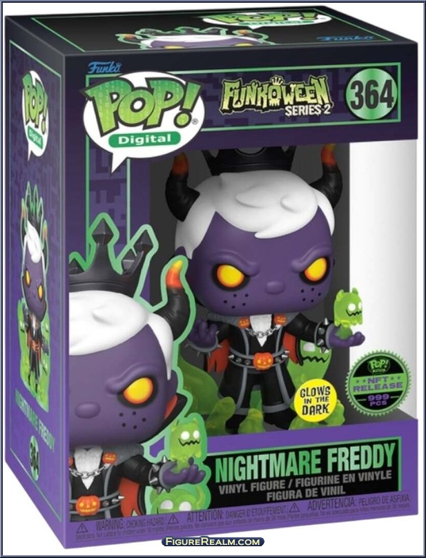 Nightmare Freddy (Glows In The Dark) (NFT Release) - Funkoween - Pop ...