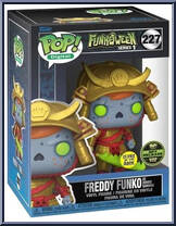 Freddy Funko as Zombie Samurai (Glows In The Dark) (NFT Release ...