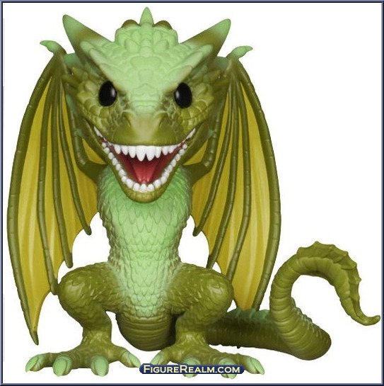 Rhaegal (Deluxe) (Green) - Game of Thrones - Pop! Vinyl Figures - Funko ...