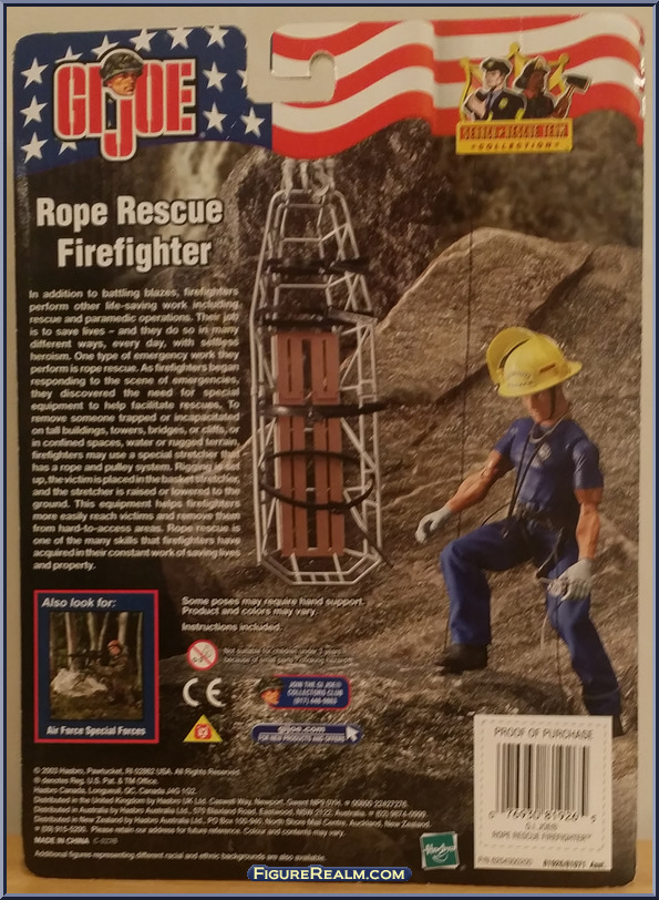 Rope Rescue Firefighter (African American) - G.I. Joe - Classic ...