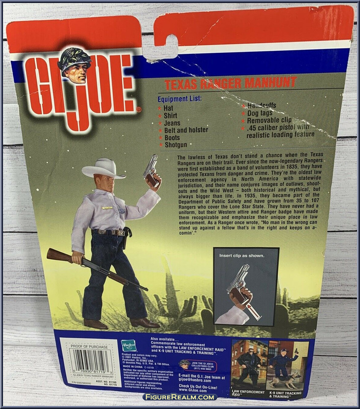 Texas Ranger Manhunt - G.I. Joe - Classic Collection 12" Scale - Basic ...