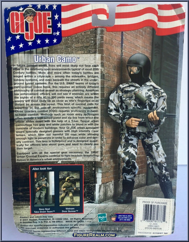 Urban Camo (African American) - G.I. Joe - Classic Collection 12" Scale ...