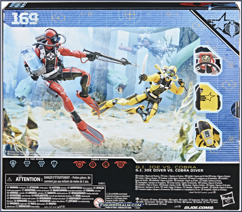 G.I. Joe Diver vs. Cobra Diver - G.I. Joe - Classified - Basic Series ...