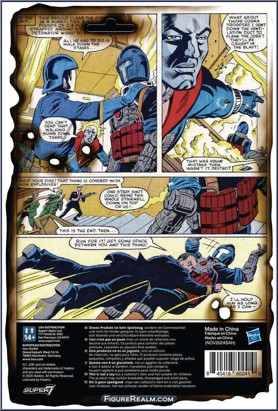 Cobra B.A.T. (Time Bomb / Comic) - G.I. Joe - ReAction + - Super7 Action Figure