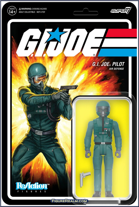 G.I. Joe Pilot (Facemask) - G.I. Joe - ReAction Figures - Super7 Action ...