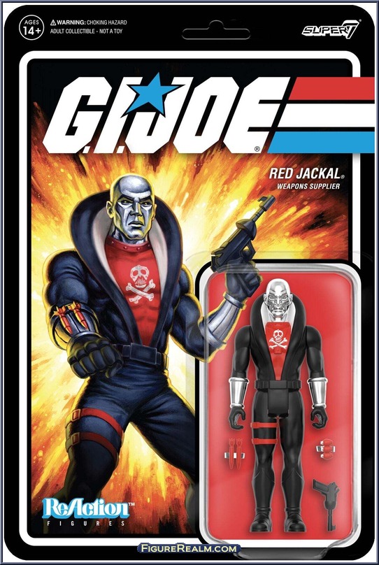 Red Jackal - G.I. Joe - ReAction Figures - Super7 Action Figure