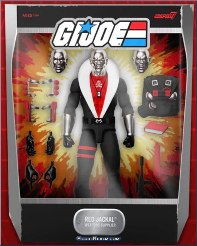 Red Jackal (Destro) - G.I. Joe - Ultimates - Super7 Action Figure