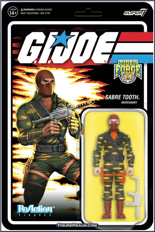 Sabre Tooth - G.I. Joe - ReAction Figures - Super7 Action Figure