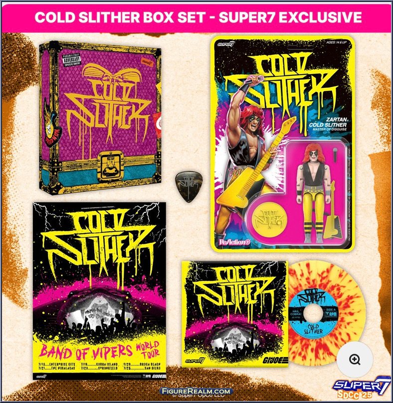 Zartan (Cold Slither Box Set) - G.I. Joe - ReAction + - Super7 Action ...