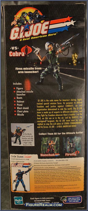 Duke - G.I. Joe vs. Cobra - 12" Scale Boxed - Hasbro Action Figure