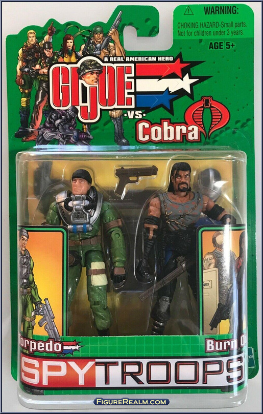 Torpedo vs. Burn Out - G.I. Joe vs. Cobra - Spy Troops - Hasbro Action Figure