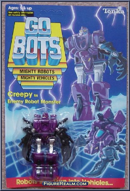 Creepy - Go-Bots - 1985 Series - Tonka Action Figure