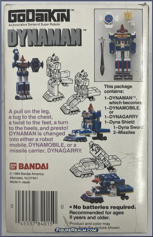 Dynaman - Godaikin - Combiners - Bandai Action Figure