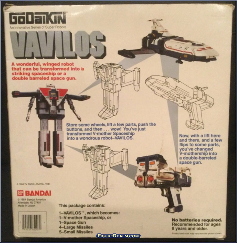 Vavilos - Godaikin - Combiners - Bandai Action Figure