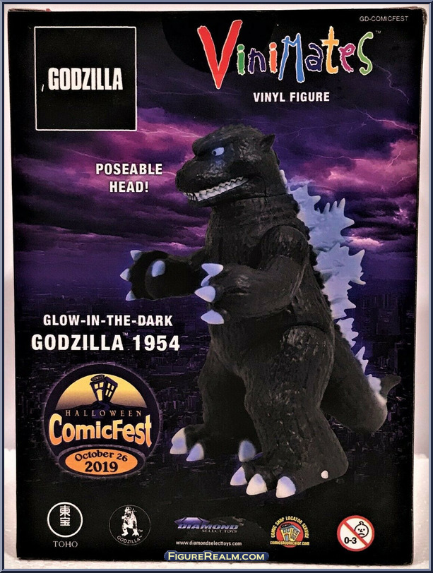 Godzilla 1954 (Glow-in-the-Dark) - Godzilla - Vinimates - Diamond ...