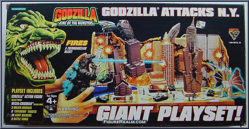 Godzilla Attacks N.Y. - Giant Play Set - Godzilla - King of the ...