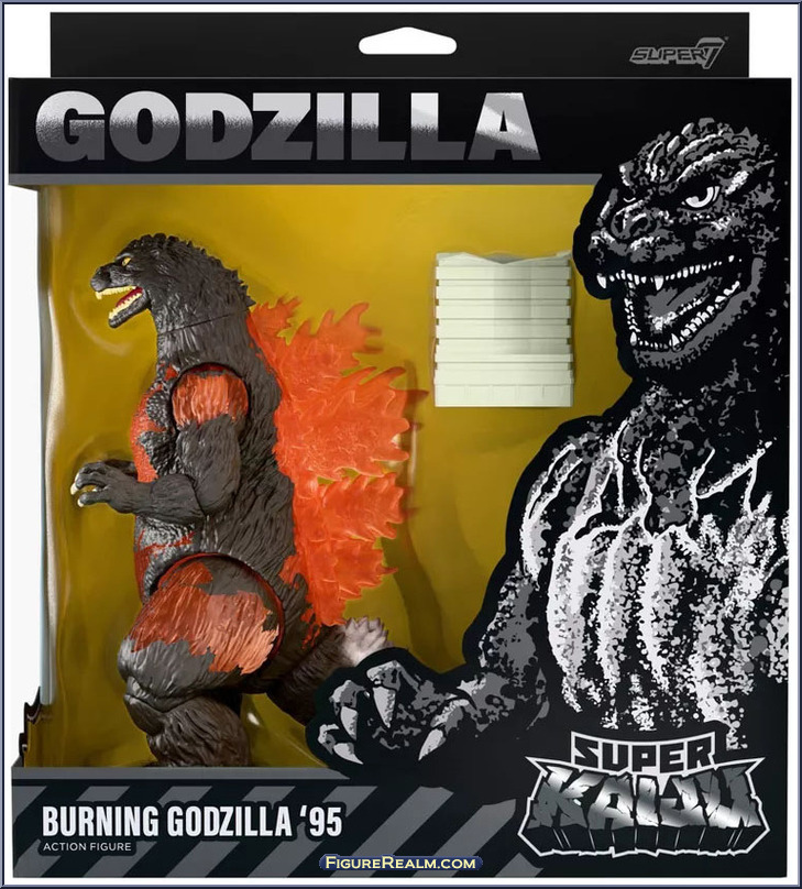 Burning Godzilla '95 - Godzilla - Super Kaiju - Super7 Action Figure
