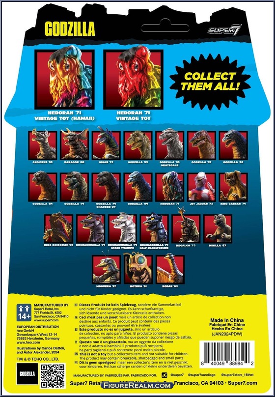 Hedorah '71 (Vintage Toy) - Godzilla - ReAction Figures - Super7 Action ...