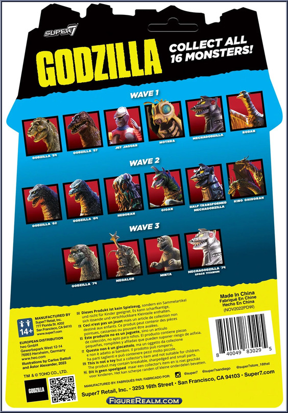 Megalon - Godzilla - ReAction Figures - Super7 Action Figure