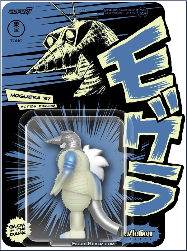Moguera (Glow) (Toho) - Godzilla - ReAction Figures - Super7 Action Figure