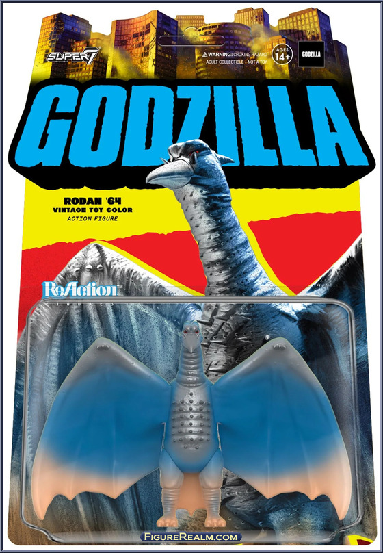 Rodan (Toy Recolor) - Godzilla - ReAction Figures - Super7 Action Figure
