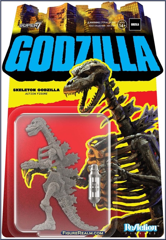Skeleton Godzilla (Toho) - Godzilla - ReAction Figures - Super7 Action ...
