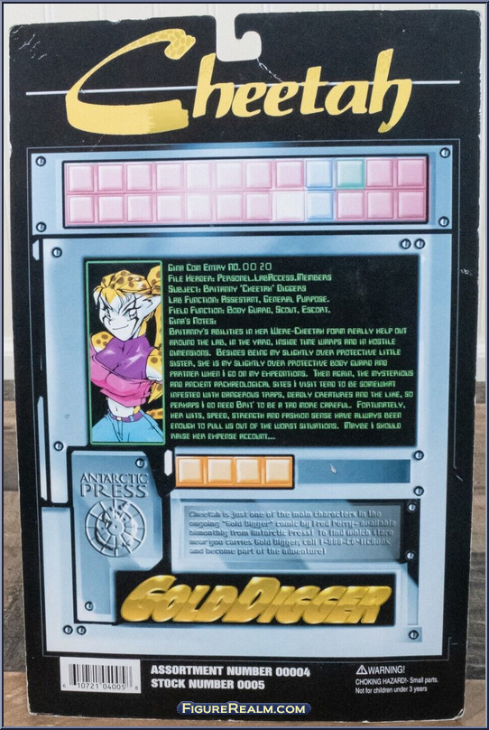 Cheetah (Gold) - Gold Digger - Basic Series - Antarctic Press Action Figure