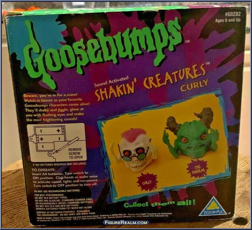Curly - Goosebumps - Shakin' Creatures - Toymax Action Figure