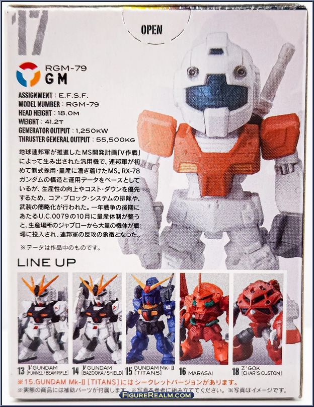 RGM-79 GM - Gundam Converge - Basic Series - Bandai Action Figure