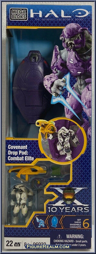 Covenant Drop Pod: Combat Elite - Halo - Sets - Mega Bloks Action Figure