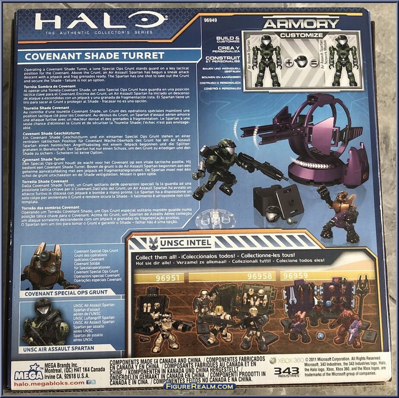 Covenant Shade Turret - Halo - Sets - Mega Bloks Action Figure