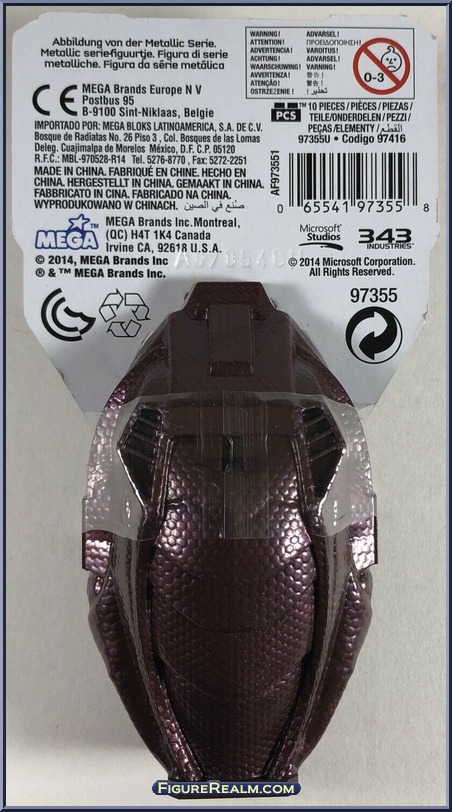 Metallic Crimson Elite - Halo - Sets - Drop Pods - Mega Bloks Action Figure