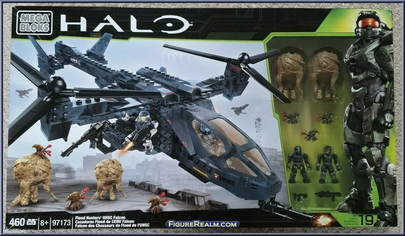 Flood Hunters' UNSC Falcon - Halo - Sets - Mega Bloks Action Figure