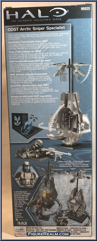 ODST Arctic Sniper Specialist - Halo - Sets - Mega Bloks Action Figure