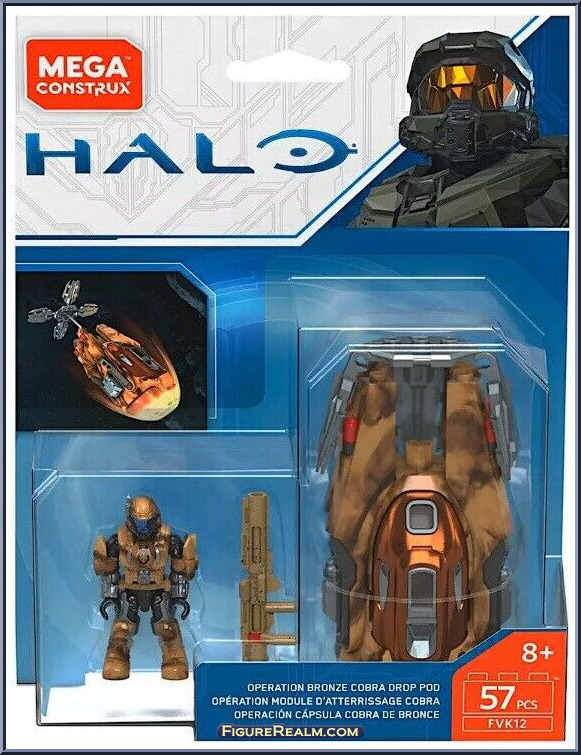 Operation Bronze Cobra Drop Pod - Halo - Sets - Mega Bloks Action Figure