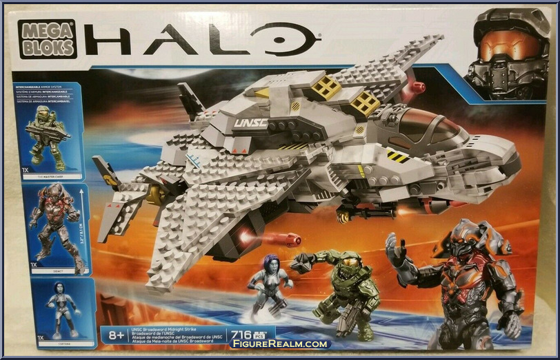 UNSC Broadsword Midnight Strike - Halo - Sets - Mega Bloks Action Figure