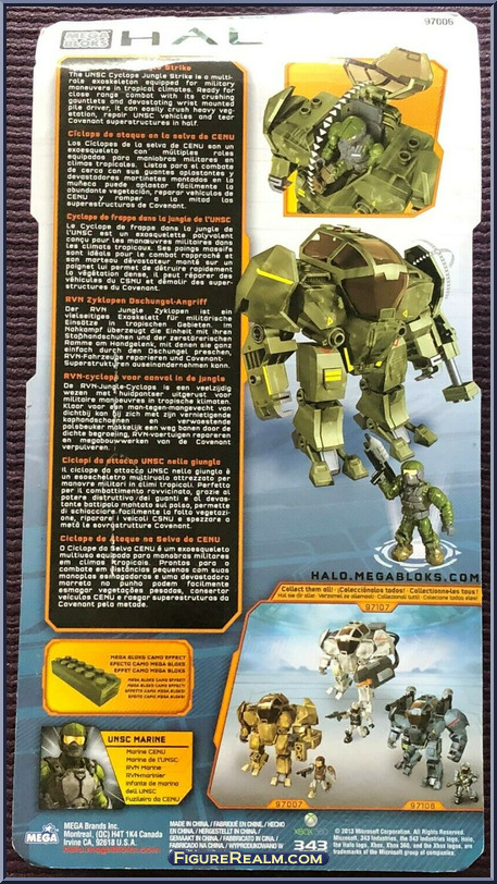 UNSC Cyclops Jungle Strike - Halo - Sets - Mega Bloks Action Figure