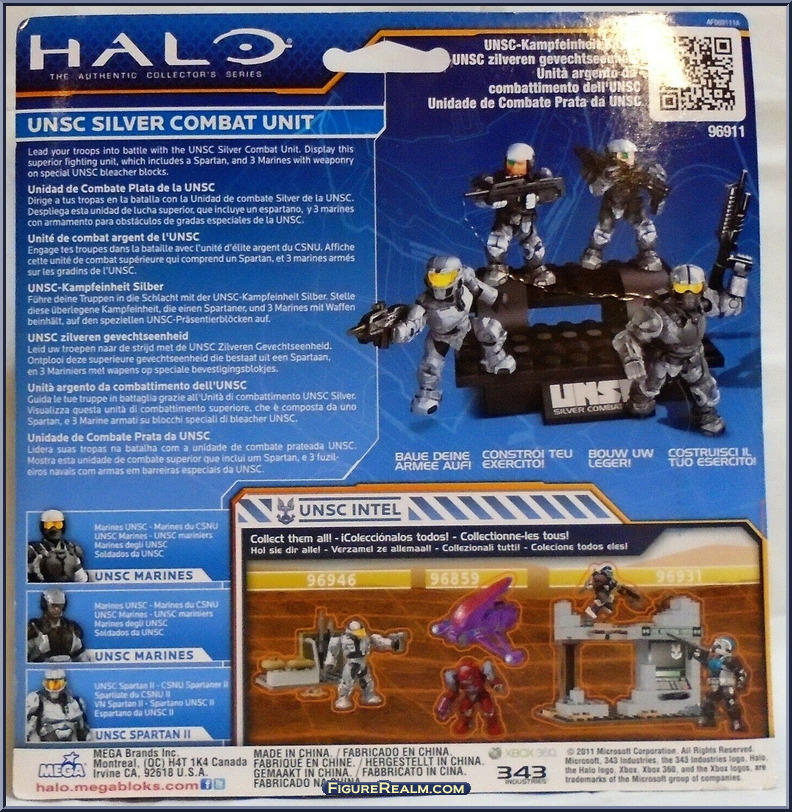 UNSC Silver Combat Unit - Halo - Sets - Mega Bloks Action Figure