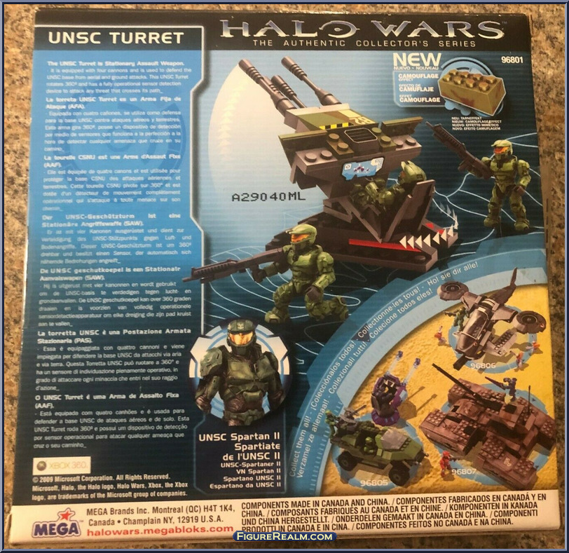 UNSC Turret - Halo - Sets - Mega Bloks Action Figure