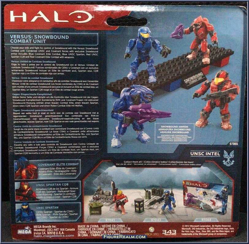 Versus: Snowbound Combat Unit - Halo - Sets - Mega Bloks Action Figure