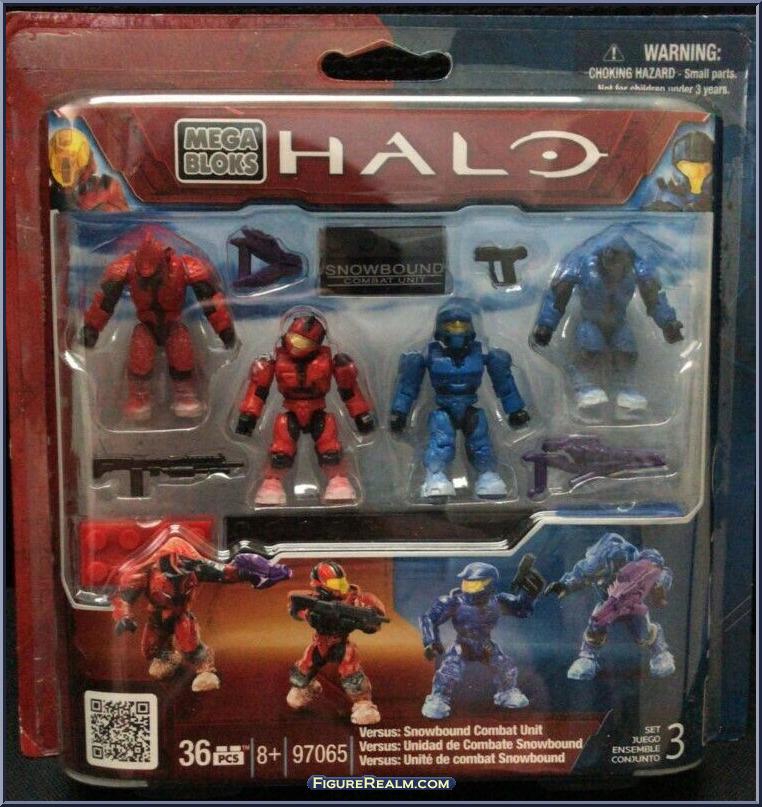 Versus: Snowbound Combat Unit - Halo - Sets - Mega Bloks Action Figure