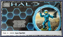 Cyan Spartan - Halo - Sets - Mega Bloks Action Figure