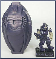 Metallic Purple Elite - Halo - Sets - Drop Pods - Mega Bloks Action Figure