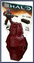 Metallic Crimson Drop Pod - Halo - Sets - Mega Bloks Action Figure