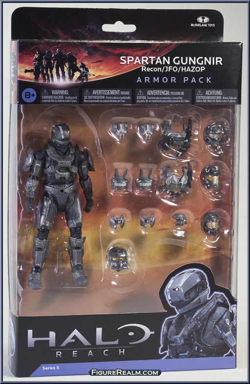 Spartan Gungnir Armor (Steel) - Halo Reach - Series 5 - Armor Packs ...