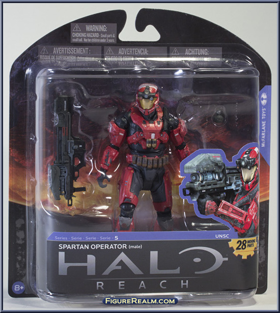 Spartan Operator (Male / Team Red) - Halo Reach - Series 5 - McFarlane ...