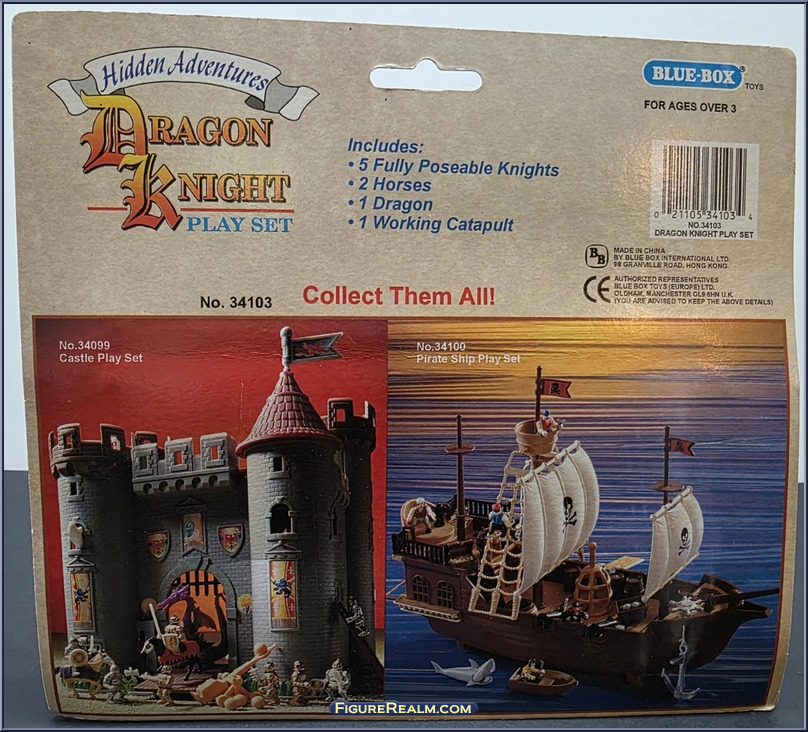 Dragon Knight Play Set - Hidden Adventures - Basic Series - Blue Box ...