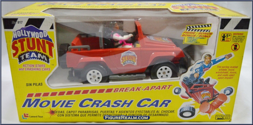 Movie Crash Car (White / Pink Driver) - Hollywood Stunt Team - Basic ...