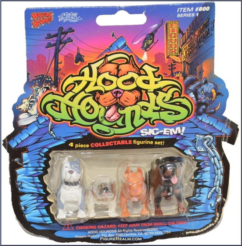 Series 1 (Bullet / Dice / Sly / Suga' Bear) - Homies - Hood Hounds - Homieshop Action Figure