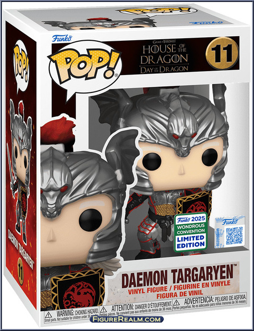 Daemon Targaryen (Targaryen Armor) - House of the Dragon - Pop! Vinyl Figures - Funko Action Figure
